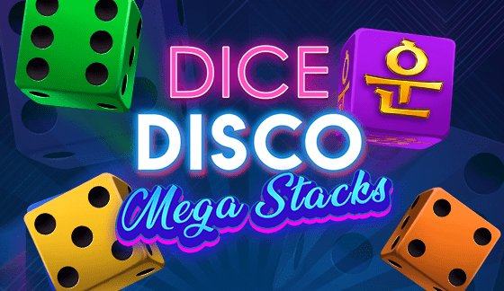 DICE DISCO MEGA STACKS: video slot game by Mascot Gaming