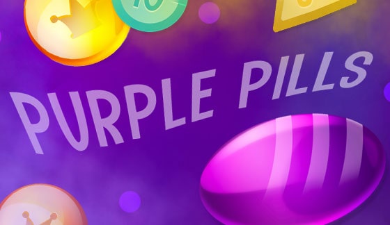 PURPLE PILLS video slot game from Mascot Gaming